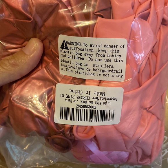 Erweicet | Party Supplies | 5 Pack Mixed Balloons Set 25 Light Pink 25 ...